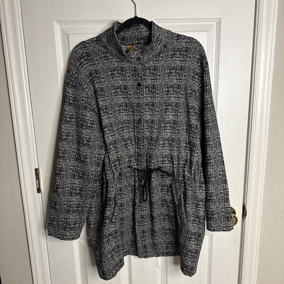 Ruby Rd. | Jackets & Coats | Ruby Rd Womens Size X Black White Plaid ...
